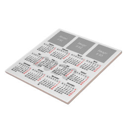 Create your own 2020 calendar ceramic tile | Zazzle