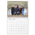 Create Your Own 2023 Family Photo Rustic Wood Calendar | Zazzle