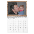 Create Your Own 2023 Family Photo Rustic Wood Calendar | Zazzle