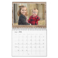 Create Your Own 2023 Family Photo Rustic Wood Calendar | Zazzle