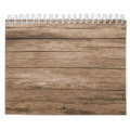 Create Your Own 2023 Family Photo Rustic Wood Calendar | Zazzle