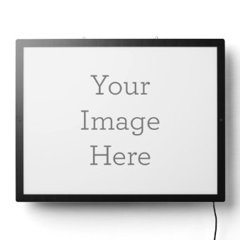 Create Your Own 23" x 18" Illuminated SIgn | Zazzle