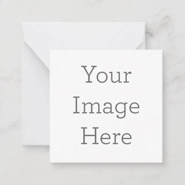 Create Your Own 2.5"x2.5" Note Card With Envelope | Zazzle