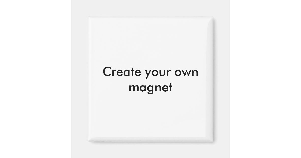 Create your own 2 inch square magnet | Zazzle