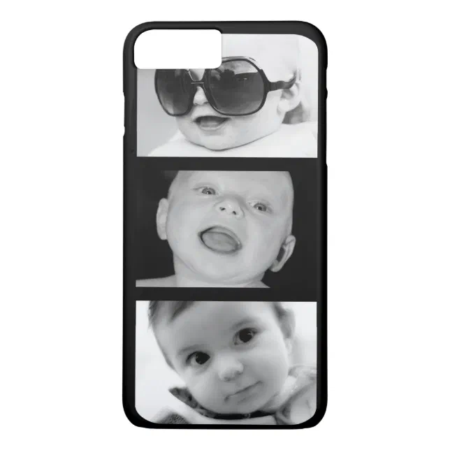 Create-Your-Own 3 Photo iPhone 7 Plus Case | Zazzle