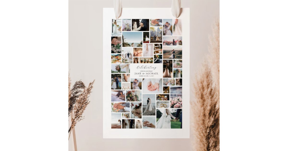 Create Your Own 46 Photo Collage Poster | Zazzle