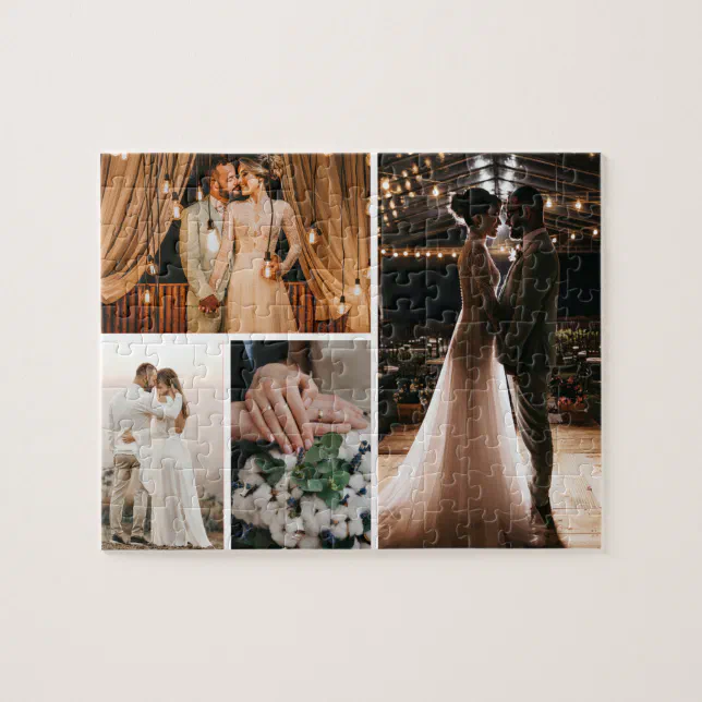 Create Your Own 4 Photo Collage Jigsaw Puzzle | Zazzle