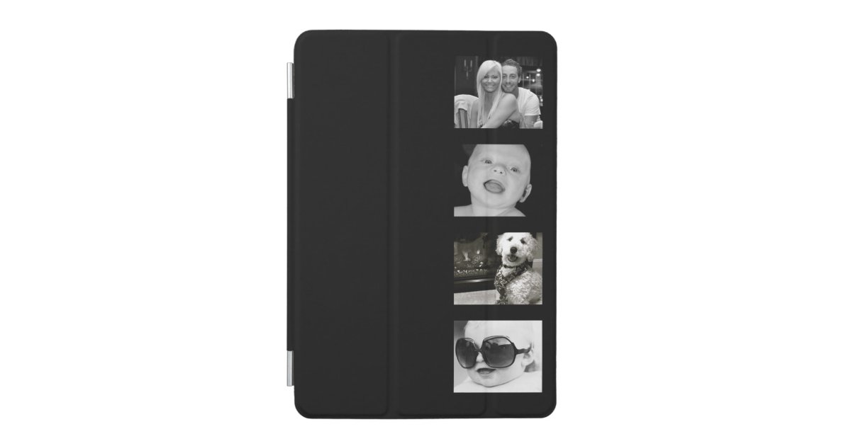 Create-Your-Own 4 Photo Upload iPad Mini Cover | Zazzle