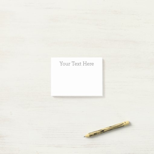 Create Your Own 4"x3" Post-it® Notes | Zazzle