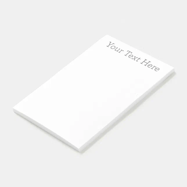 Create Your Own 4"x6" Post-it® Notes | Zazzle