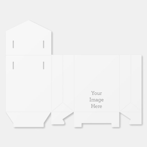 Create Your Own 4x2x5 Tent Favor Box | Zazzle