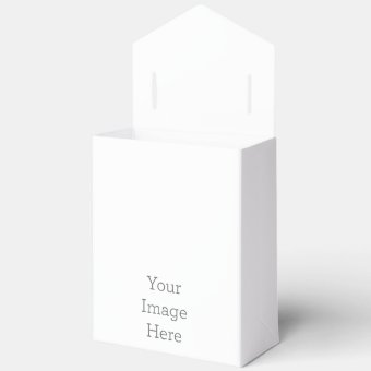 Create Your Own 4x2x5 Tent Favor Box | Zazzle