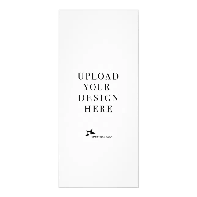 Create Your Own 4x9 Portrait Rack or Menu Card | Zazzle