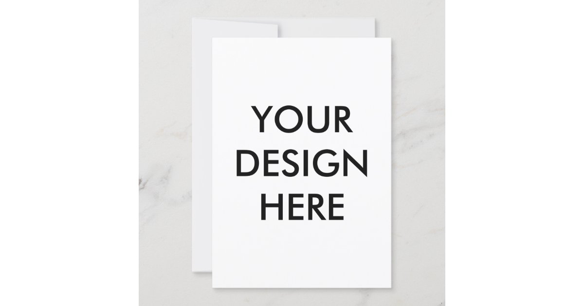 create your own 5x7 invitationfront back invitation | Zazzle