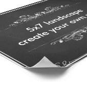 Create your own 5x7" landscape poster print | Zazzle