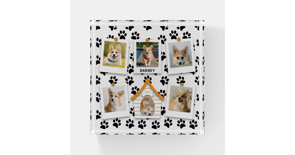 Create Your Own 6 Photo Collage Paperweight | Zazzle