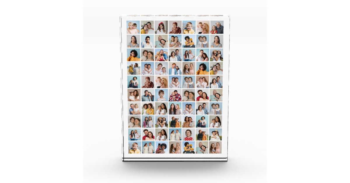 Create Your Own 70 Photo Collage Photo Block | Zazzle