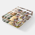 Create Your Own 7 Photo Wedding Collage Paperweight | Zazzle