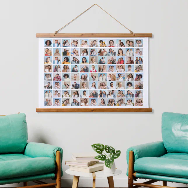 Create Your Own 88 Photo Collage Hanging Tapestry | Zazzle