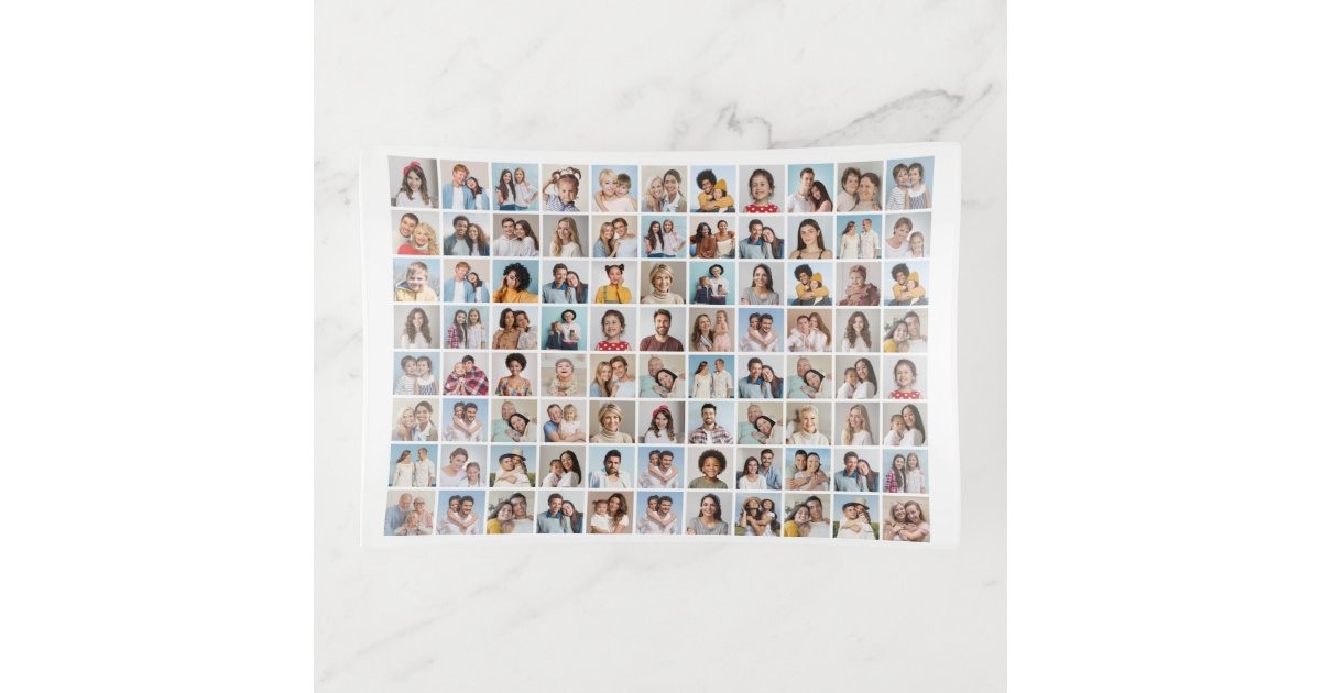 Create Your Own 88 Photo Collage Trinket Tray | Zazzle