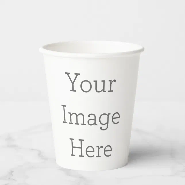 Create Your Own 8oz Paper Cups | Zazzle