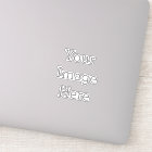 Create Your Own 8''x8'' Glossy Transparent Sticker | Zazzle