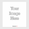 Create Your Own 8''x8'' Glossy Transparent Sticker | Zazzle