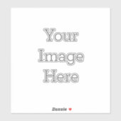 Create Your Own 8''x8'' Glossy Transparent Sticker | Zazzle