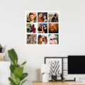 Create Your Own 9 Square Photo Collage Poster | Zazzle