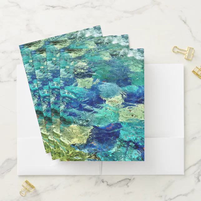 Create Your Own Abstract Art Pocket Folder | Zazzle