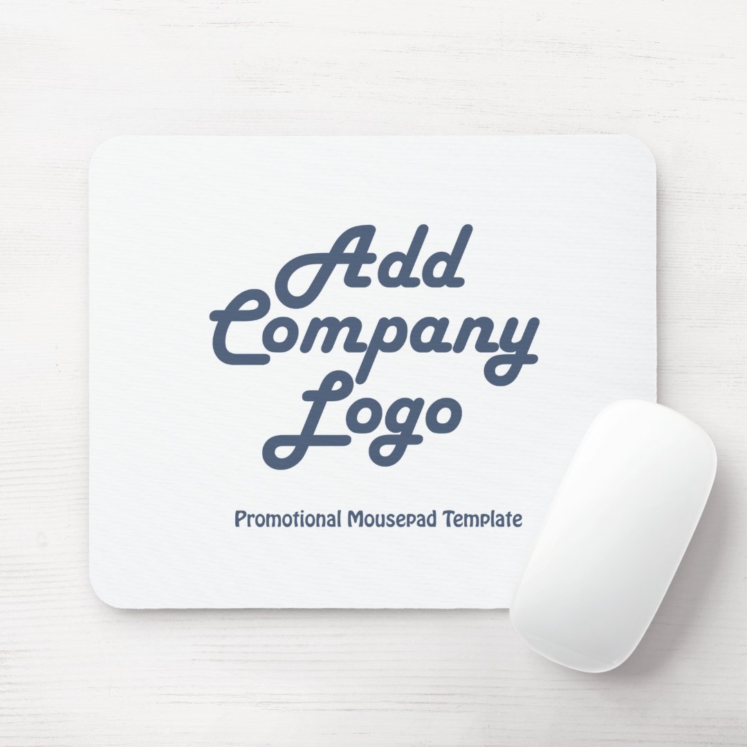 Create Your Own Add Custom Company Business Logo Mouse Pad | Zazzle