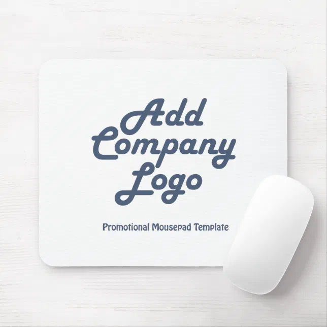 Create Your Own Add Custom Company Business Logo Mouse Pad | Zazzle