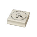 Create Your Own American Robin Name Return Address Rubber Stamp | Zazzle