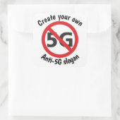 Create your own anti-5G sticker | Zazzle