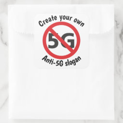 Create your own anti-5G sticker | Zazzle