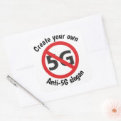 Create your own anti-5G sticker | Zazzle