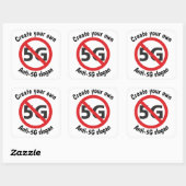 Create your own anti-5G sticker | Zazzle
