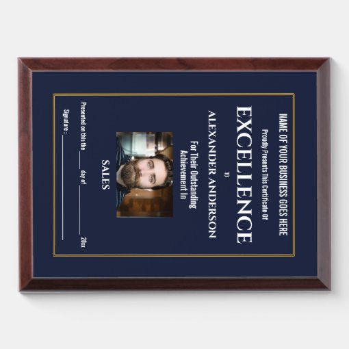 Create your own award certificate | Photo or logo | Zazzle