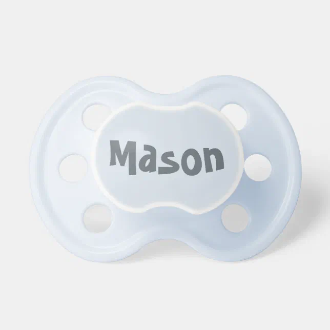 Create Your Own Baby Boy's Name Pacifier | Zazzle