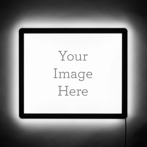 Create Your Own Backlit Poster LED Sign | Zazzle