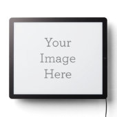 Create Your Own Backlit Poster LED Sign | Zazzle