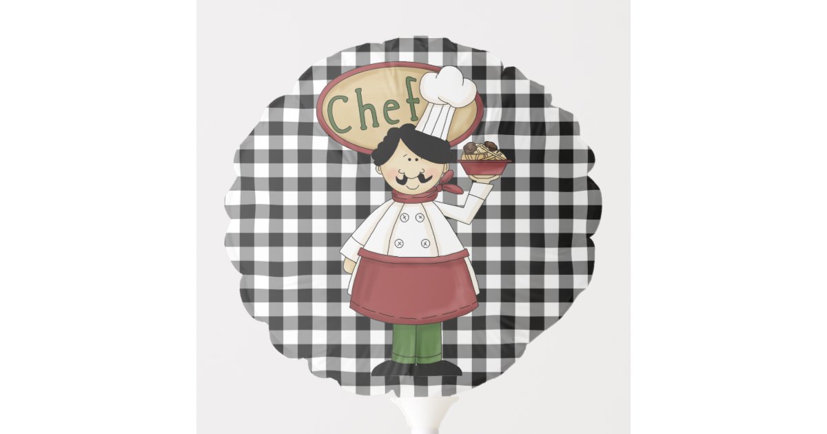 Create Your Own Balloon Chef Checks | Zazzle