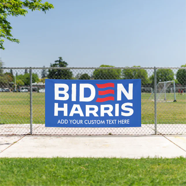 Create Your Own Biden Harris 2024 Banner | Zazzle
