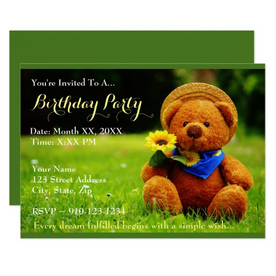Create Your Own Birthday Party Invitation | Zazzle.com
