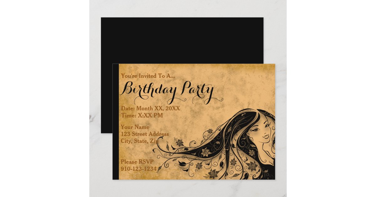 Create Your Own Birthday Party Invitation | Zazzle