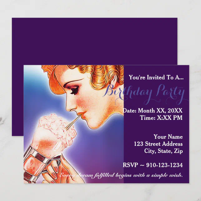 Create Your Own Birthday Party Invitation | Zazzle