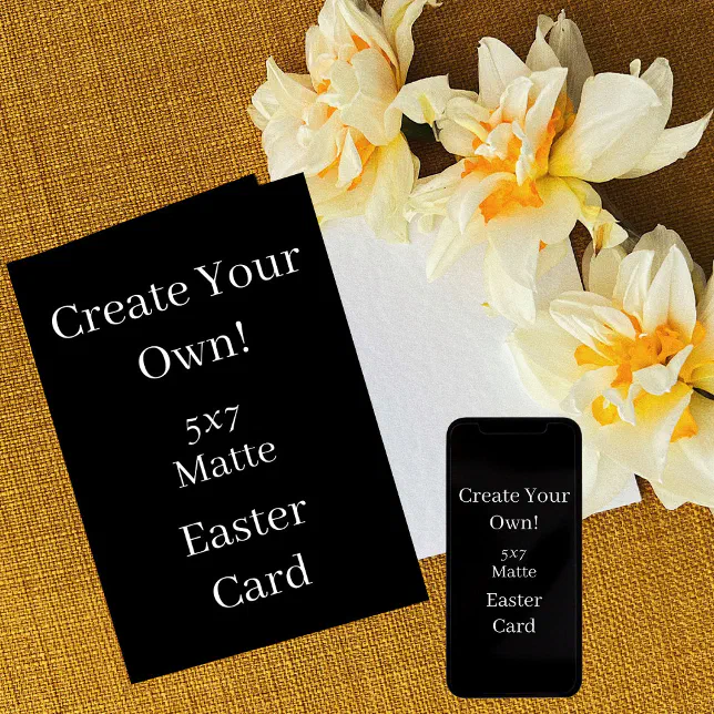 Create Your Own Black Easter Card | Zazzle