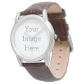 Custom logo watches - customized watch with logo | Zazzle