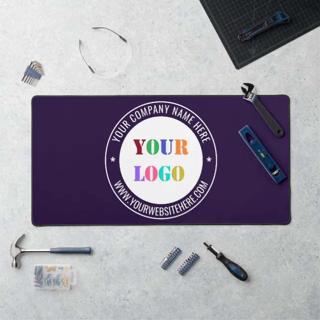 Create Your Own Branded Business Desk Mat Example | Zazzle