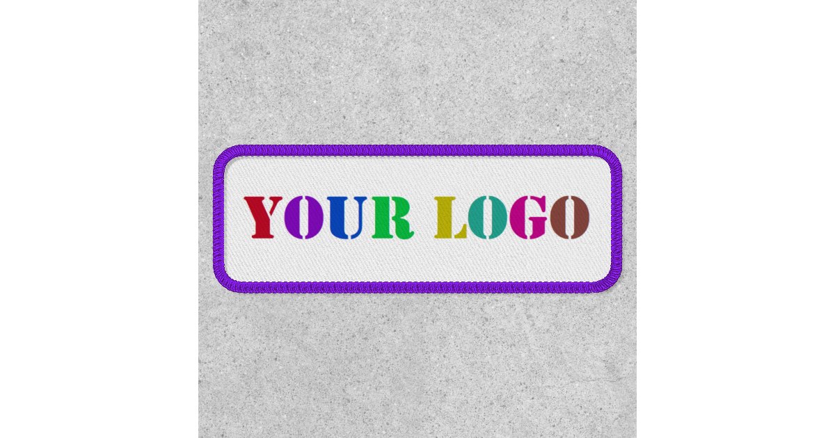 Create Your Own Branded Business Patch Example | Zazzle